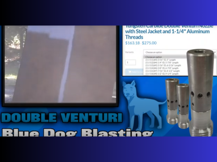 Double Venturi Nozzle – Blue Dog Blasting